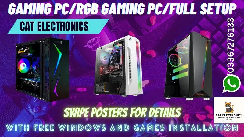 Gaming PC/RGB Gaming PC/Full Gaming Setup/RGB Gaming Setup - Online Bechdo